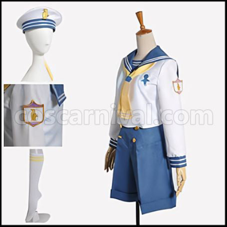 Free! Bessatsu spoon.2Di Nagisa Hazuki Sailor Suit Cosplay Costume cos ...