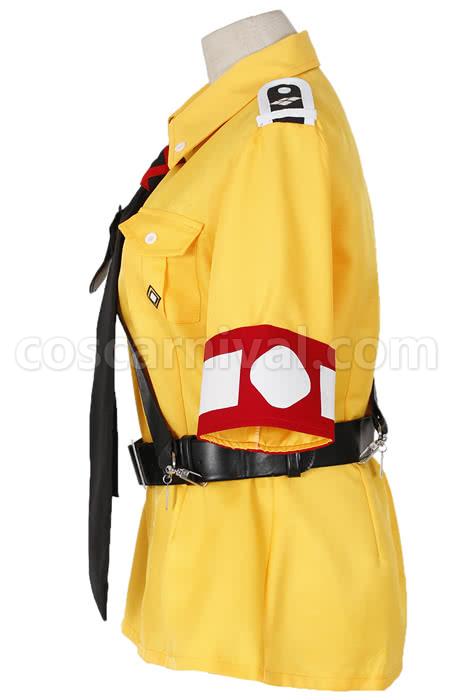 Hellsing Seras Victoria Yellow Dress Uniform Cosplay Costume coscarniv ...