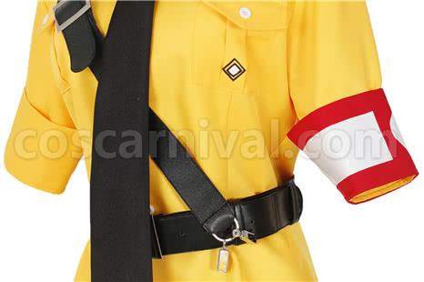Hellsing Seras Victoria Yellow Dress Uniform Cosplay Costume coscarniv ...