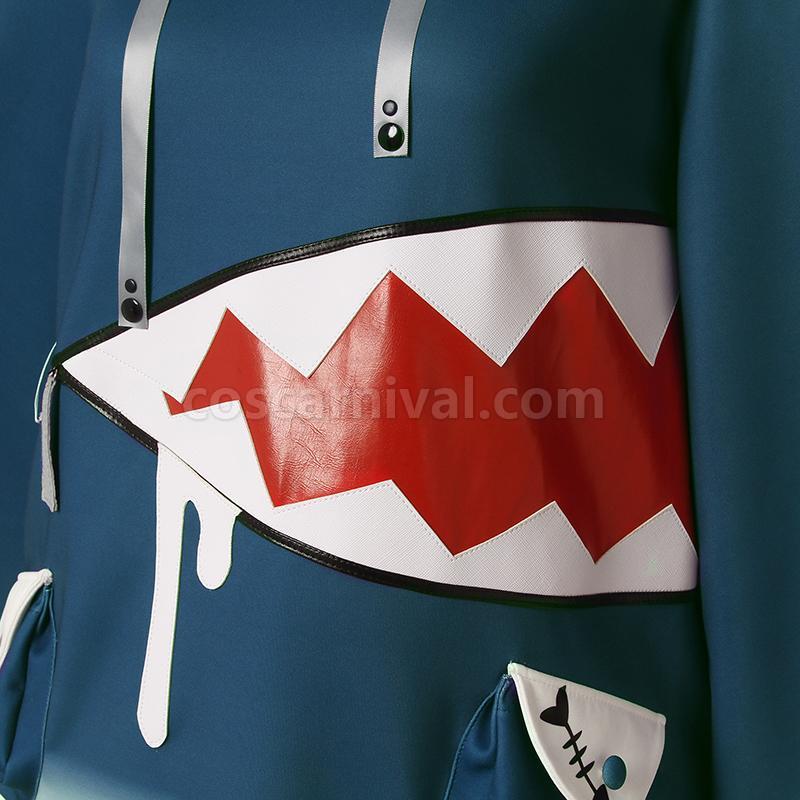 Hololive English Vtuber Gawr Gura With Tail Cosplay Costume coscarniva ...